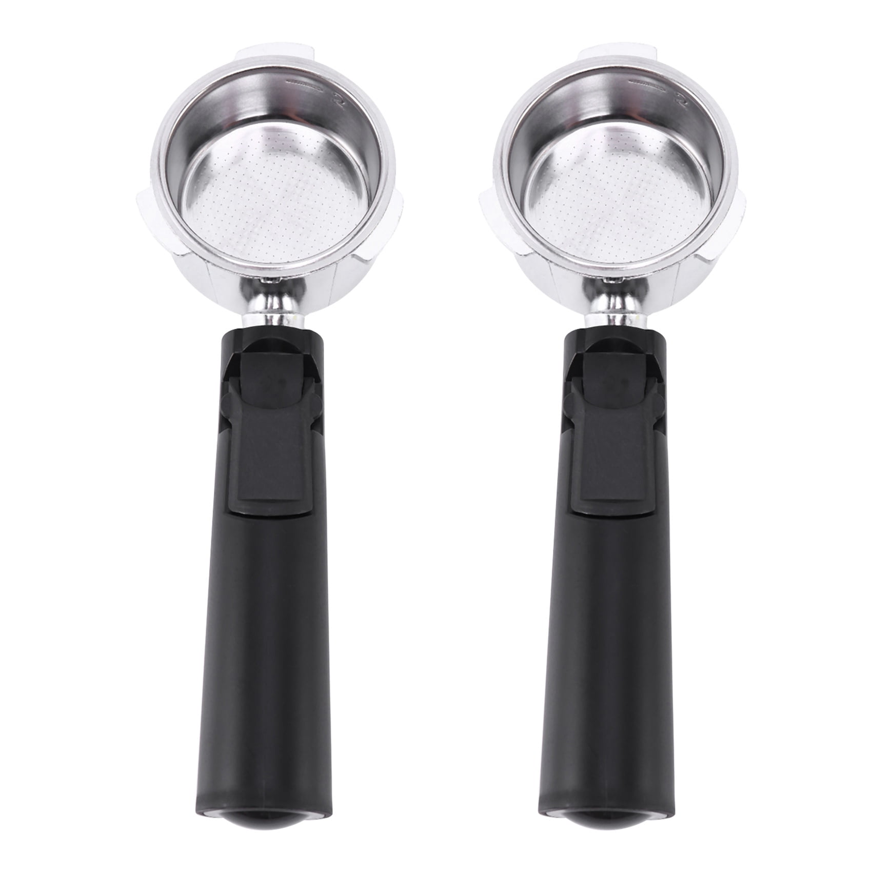 2X Portafiltro de Café Sin Fondo de Acero Inoxidable de 51 mm para ...