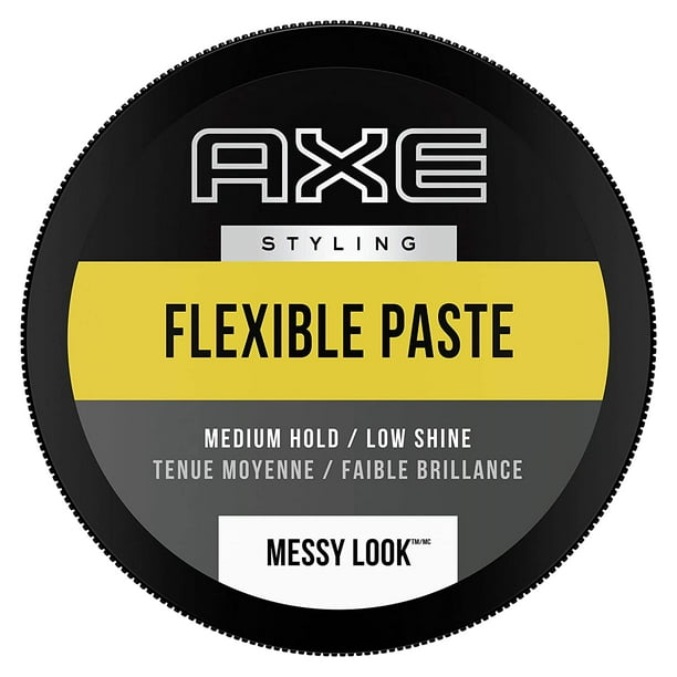 Axe Styling Messy Look Medium Hold Low Shine Flexible Hair Paste, 2.64 ...