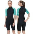 Flexel Shorty Wetsuit Women and Men 2mm Short Sleeves Neoprene Surfing Wet Suits, Adult Shortie ...