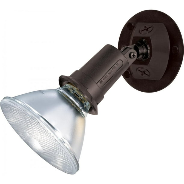 1 Light - 5" - Flood Light, Exterior - PAR38 w/Adjustable Swivel ...