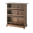 Ashlin Outdoor Acacia Wood Bar, Rich Mahogany - Walmart.com