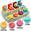 Miniland Feel to Learn: Shape Sorting Bucket, Turquoise - Walmart.com