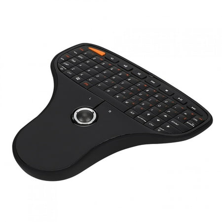 Rdeghly N5901 QWERTY Keyboard Trackball 2.4G Wireless Mini USB ...