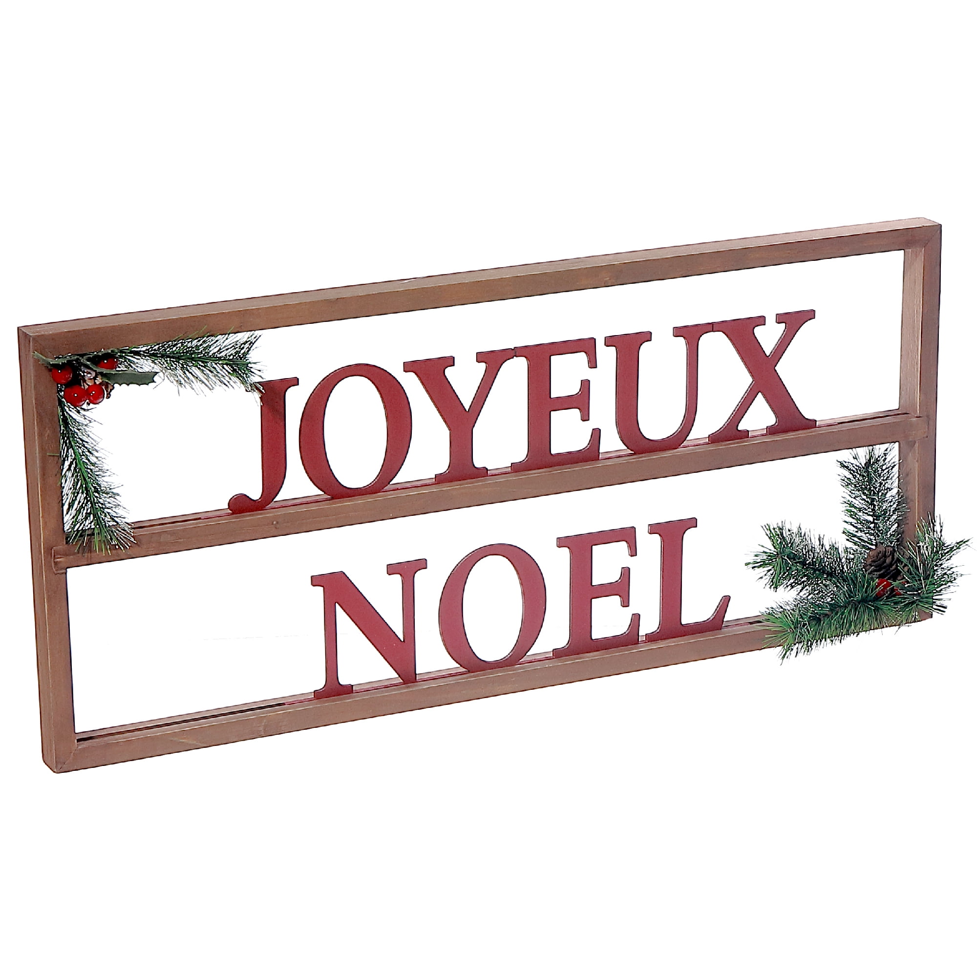 Click here for Ih Casadécor Wooden Framed Sign (Joyeux Noel) 24 X... prices