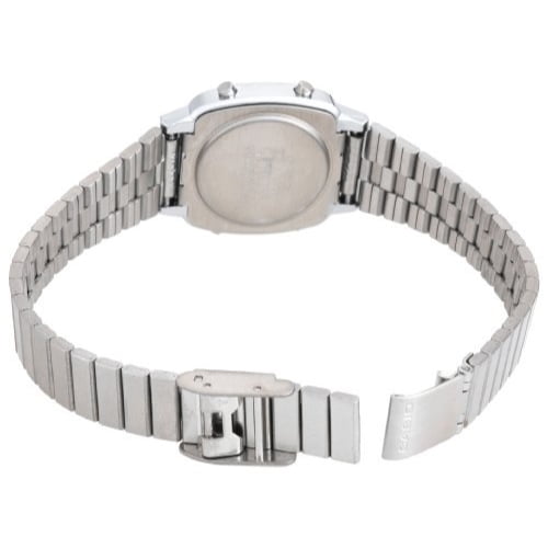Casio - Ladies' Digital Alarm Watch, Stainless Steel - Walmart.com