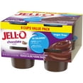 Jell-O Chocolate Sugar Free Pudding Cups Snack Value Pack, 8 Ct Cups ...