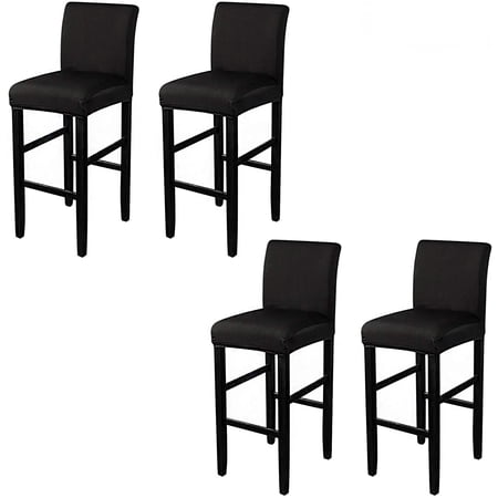 HTWW 4 Pack Stretch Chair Cover Slipcovers, Counter Height Bar Stool ...