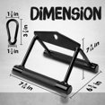 Cable Machine Attachment, Double D Handle & Tricep Rope Cable ...