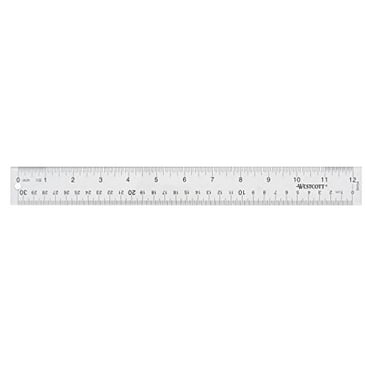 Pacific Arc Stainless Steel Ruler with 32nd and 64th Graduations ...