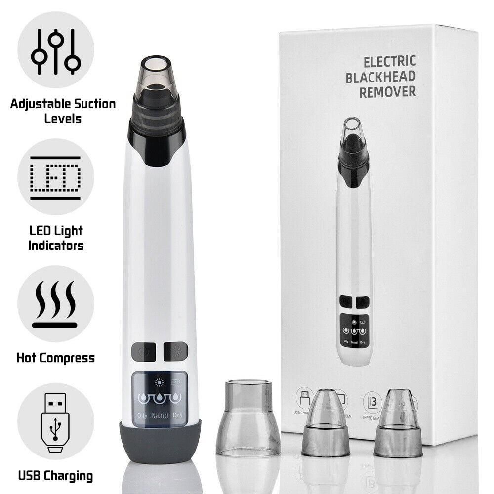 HAOAN Blackhead Remover Pore Vacuum - Electric Blackhead Vacuum Cleaner ...