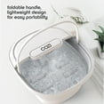 Cozi by Tzumi Collapsible Pedi Spa Foot Bath, Portable Foot Massager ...