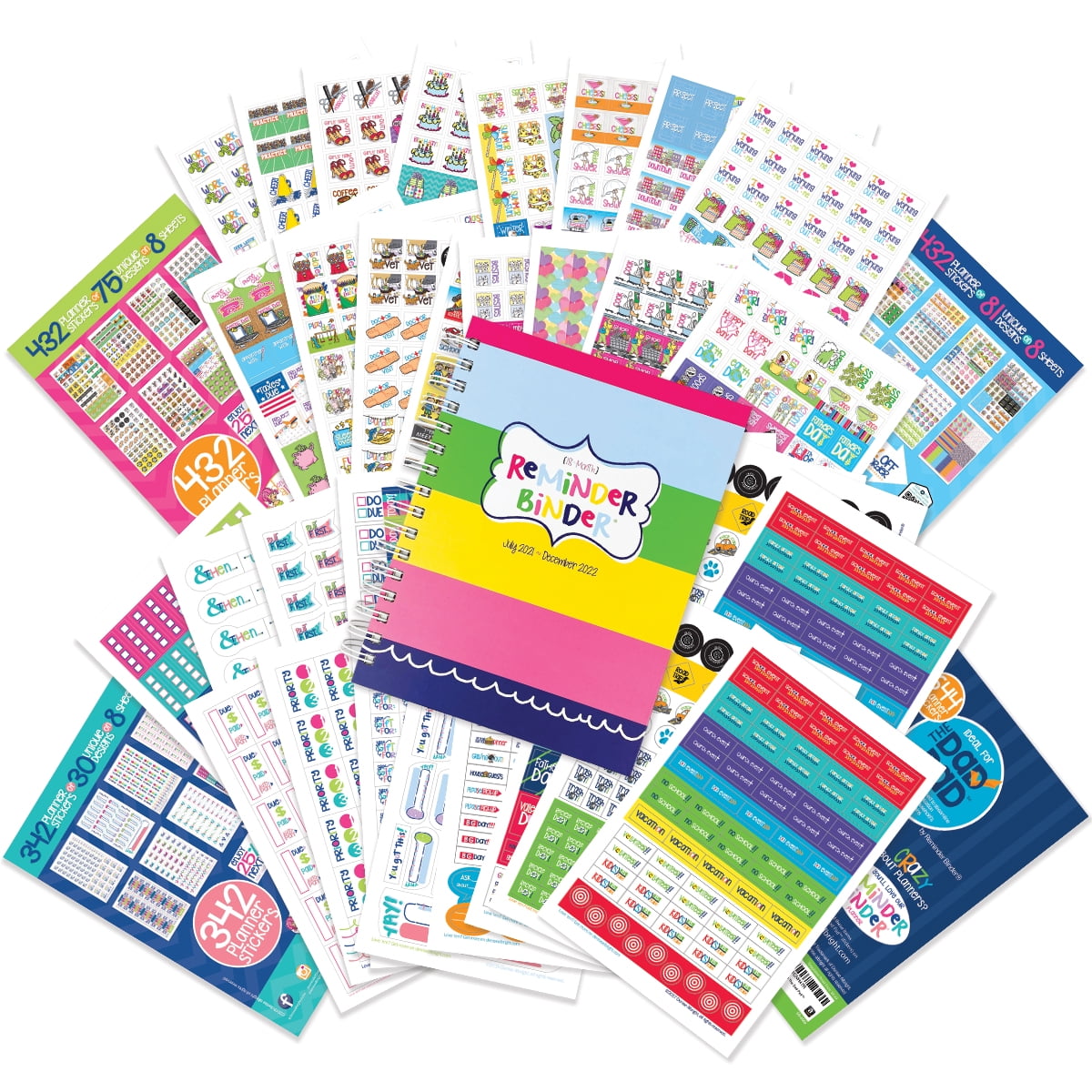 Stickers Calendar Reminder Sticker Flea and Tick Prevention Craft ...