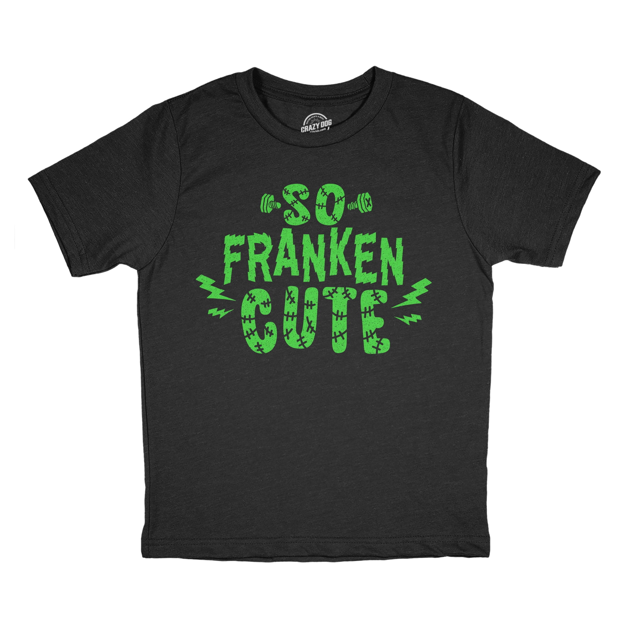 Youth So Franken Cute Shirt Funny Frankenstein Halloween Graphic ...
