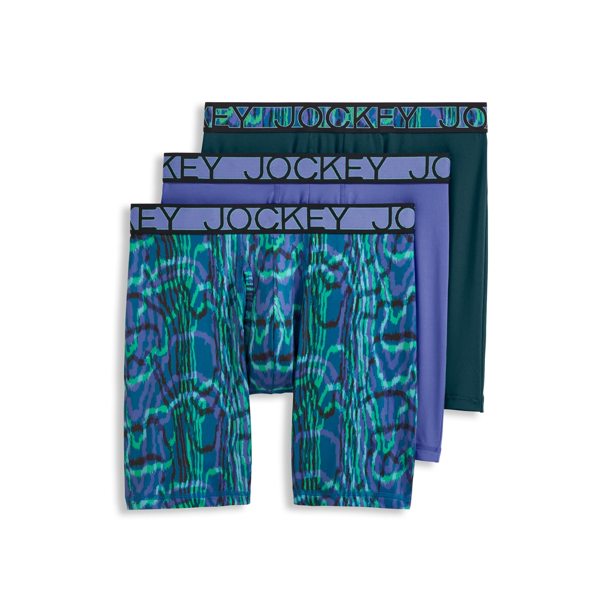 Click here for Jockey Mens Active Microfiber 9 Long Leg Boxer Bri... prices