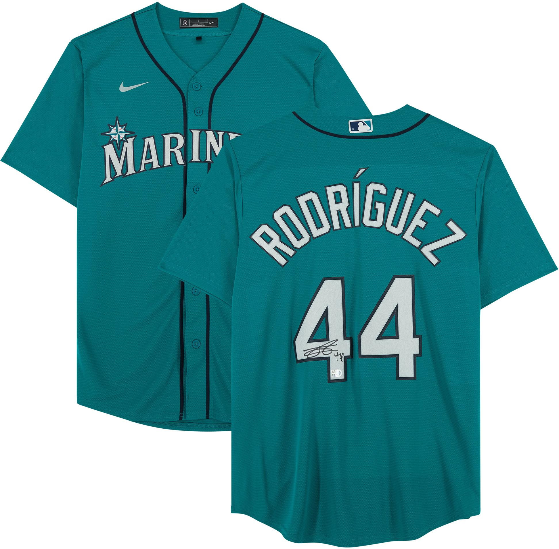 Julio Rodriguez Seattle Mariners Autographed Green Replica Jersey ...