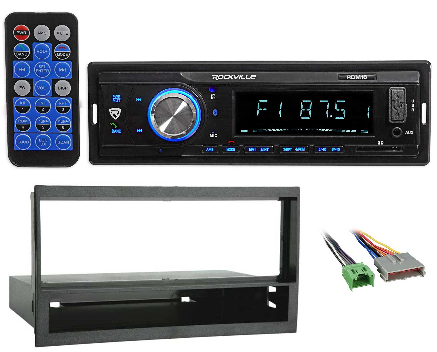 Digital Media Player Bluetooth MP3 USB/SD Receiver For 1997-1998 Ford F ...
