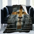 FTRUNCH Bible Verse Blanket, Lion Design, 50x60 in, Soft Micro Flannel ...