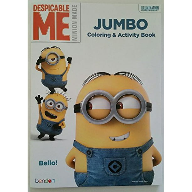 Minions Despicable Me Jumbo Coloring & Activity Book - Walmart.ca