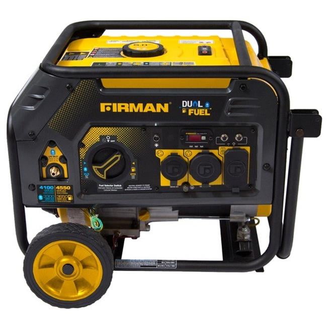 Firman Power Equipment Hybrid Series Dual Fuel 3650- 4550W Extended Run ...
