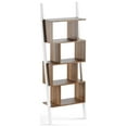 Carson Carrington Lena Transitional Two-tone 5-Shelf Bookshelf Display ...