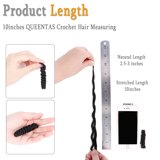 QUEENTAS 3 Packs 8mm Toni Curl Curly Crochet Hair for Black Women ...