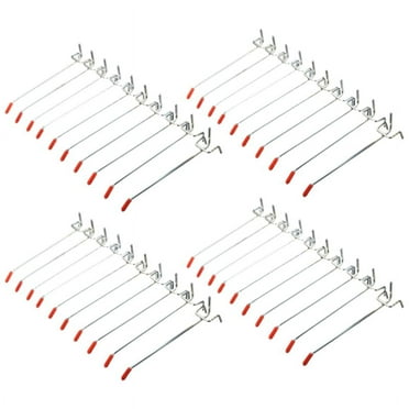 Countertop Pegboard Spinner Rack, Magnetic, 60 Hooks (Black with Chrome ...