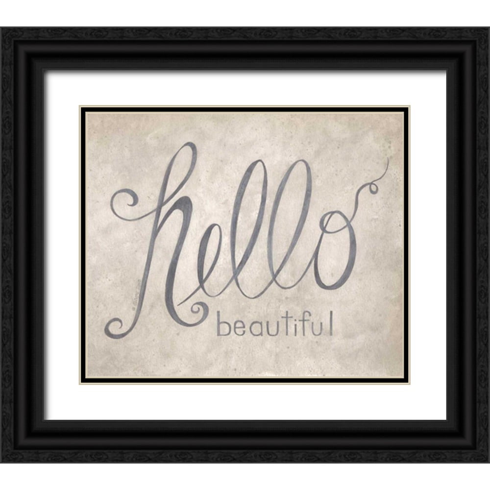 Shamp, Cindy 17x15 Black Ornate Wood Framed with Double Matting Museum ...