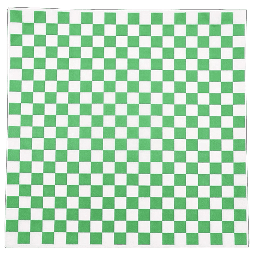 Checkered Dry Waxed Deli Paper Sheets, Paper Liners for Plastic Food ...
