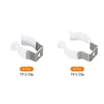 Uxcell T5 T8 U Clips Holder Bracket for LED Light Bulb Mounting Bracket ...