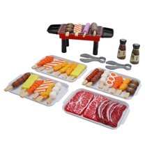 Hey! Play! BBQ Grill Toy Set - Pretend Play Kids Dinner Play Set ...