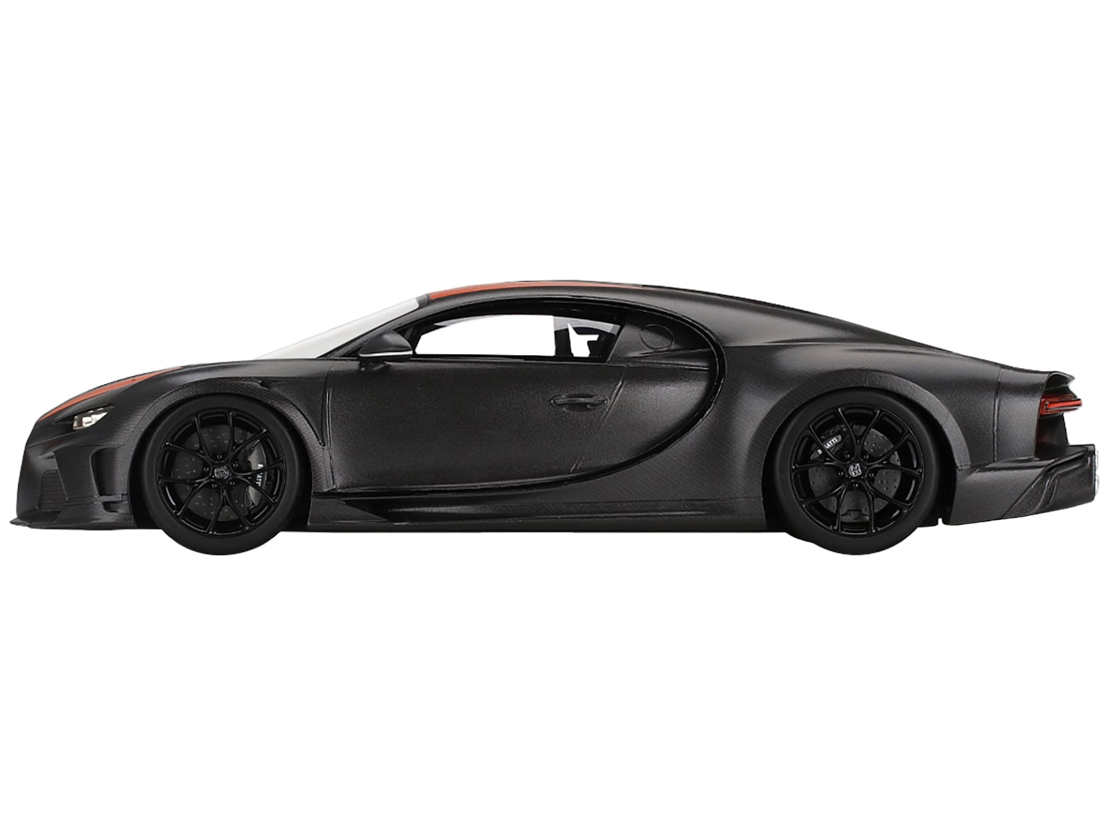 Bugatti Chiron Super Sport 300+ Matt Black with Orange Stripes "World ...