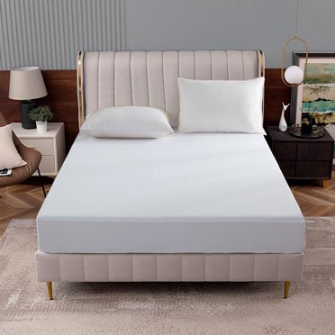 (Old Version) AllerEase Maximum Allergy & Bed Bug Protection Zippered Mattress Protector, Queen ...