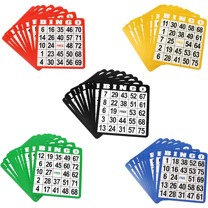 GSE Games & Sports Expert 50-Pack Bingo Cards, Reusable Paper Bingo Sheets for Large Groups ...