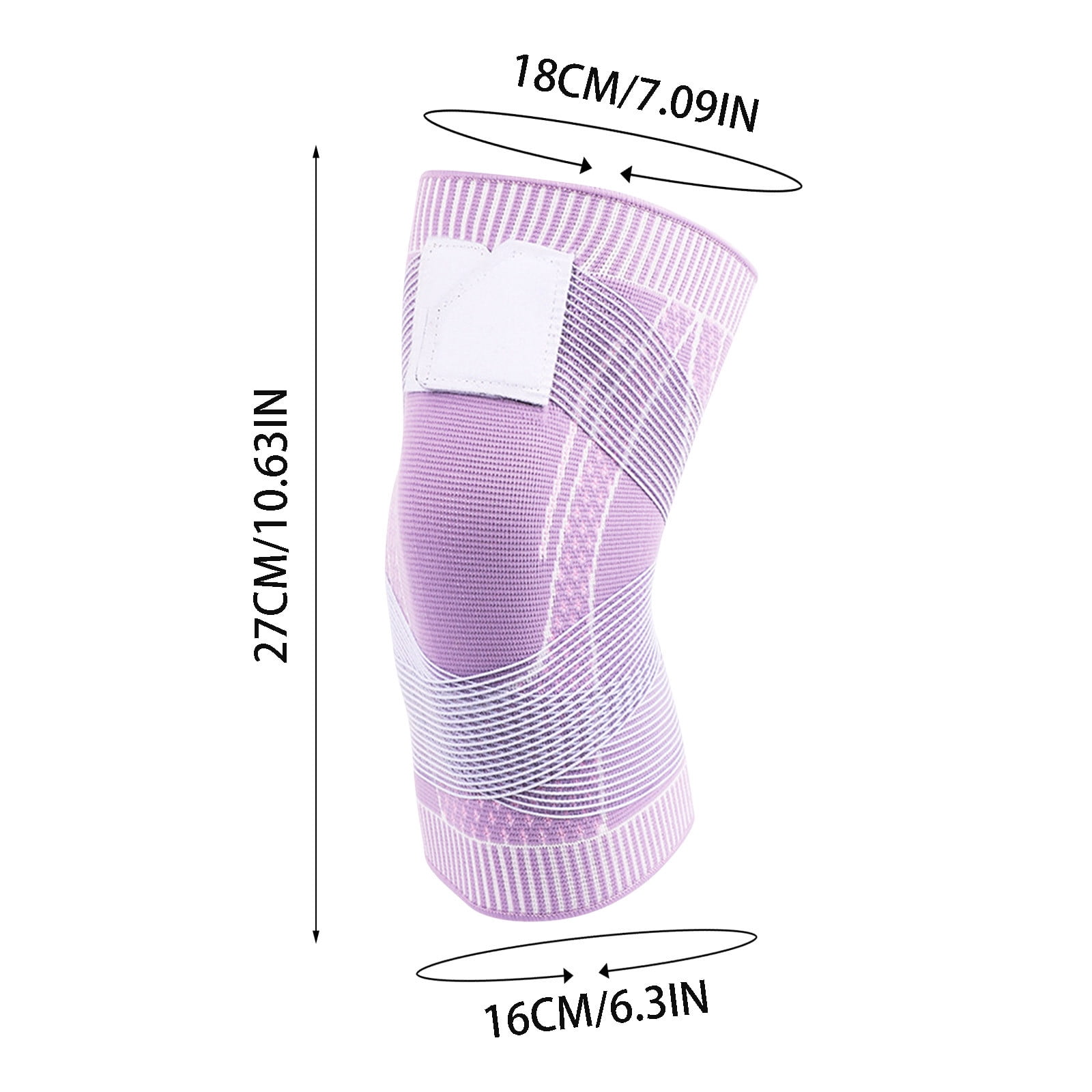 EQWLJWE Knee Brace Compression with Strap for Best Support & Pain ...