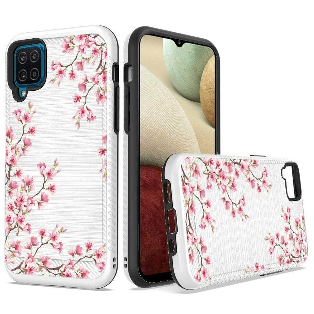 Kaleidio Case For Samsung Galaxy A12 5G [Metallic Armor] Lightweight Hybrid [Shockproof] 2-Piece ...