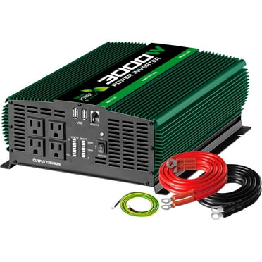 Nature Power (38330) 3000-Watt Pure Sine Wave Inverter with 150-Amp ...