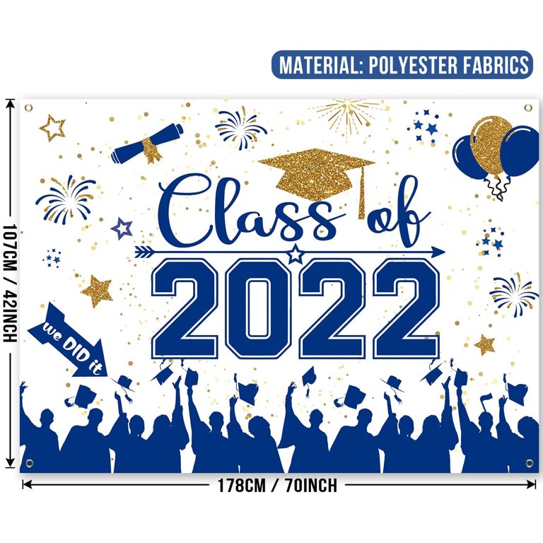 Class Of 2022 Blue And White