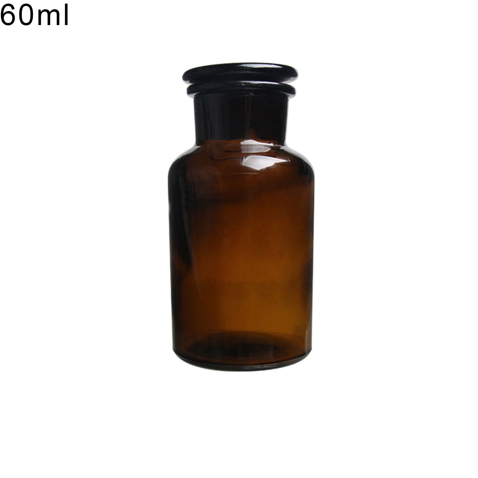 Reagent Bottle, 30/60/125/250/500ml Brown Wide-Mouth Reagent Bottle ...
