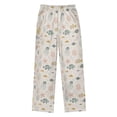 Boys Long Pajama Pants Soft Sleepwear Kids Lounge PJ Bottoms with Side ...
