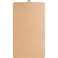 Business Source Hardboard Clipboard 9x15.5 Brown Smooth Writing Surface ...
