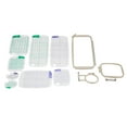 4Pcs Multi-size Embroidery Hoop Set, Plastic Adjustable Frame Precise ...