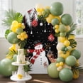 Black Christmas Arch Backdrop Cover 7.2x4 Ft, Spandex Wedding Arch ...