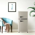 Prilinex 3.2 Cu.ft Mini Refrigerator with Freezer, Retro Small ...