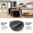 Agiufgs Silicone Baking Tray 20 X 20, Dual-Compartment Non-Stick Design ...