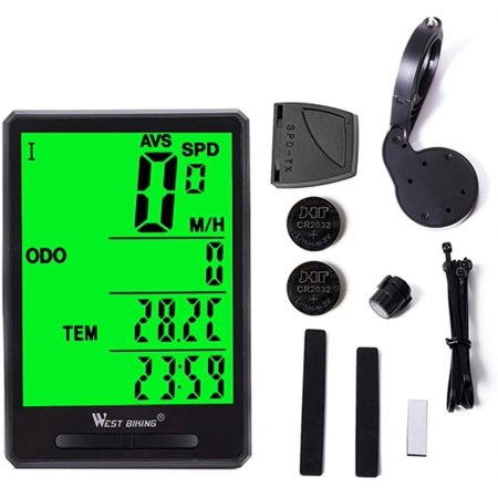 Large Screen Bicycle Odometer Rainproof Bicycle Speedometer Bicycle ...