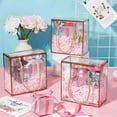 10sets Transparent PET Plastic Gift Tote Boxes with Polyester Cord ...