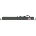 CNAweb 19" 1U Rack Mount Network Power Distribution Unit PDU 8 Outlet 6 ...