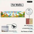 4x16 Inch Aluminum Sign Cartoon Dinosaur Birthday Party Celebration ...