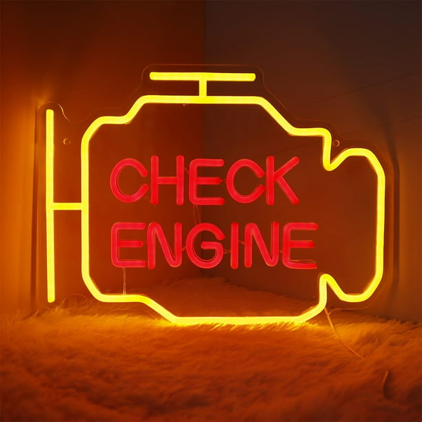 fastboy Check Engine Neon Signs Sign Engine Neon Sign Check Engine Neon ...