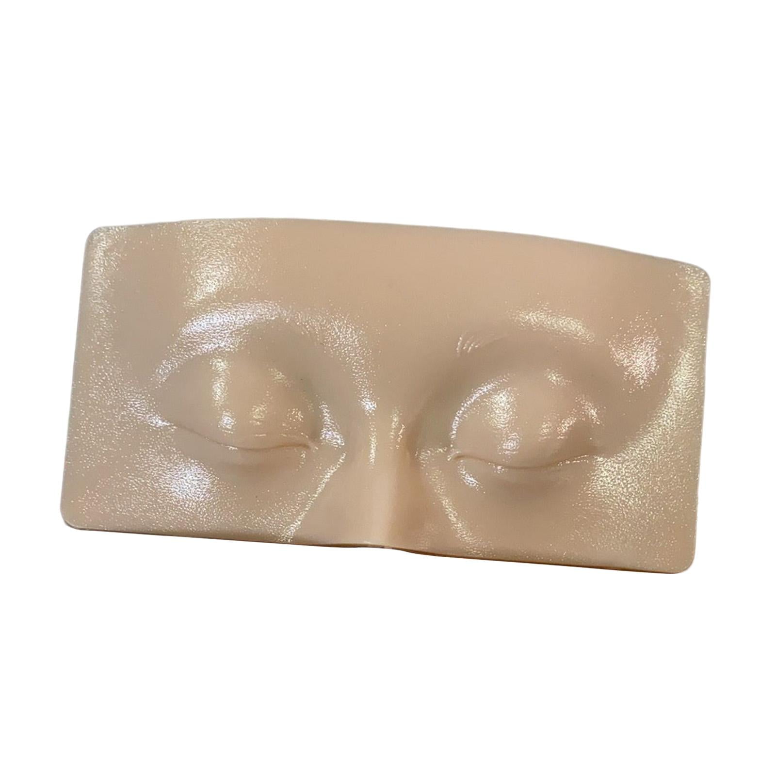 Silicone Makeup Practice Face Durable Makeup Aid Mannequin Practicing ...